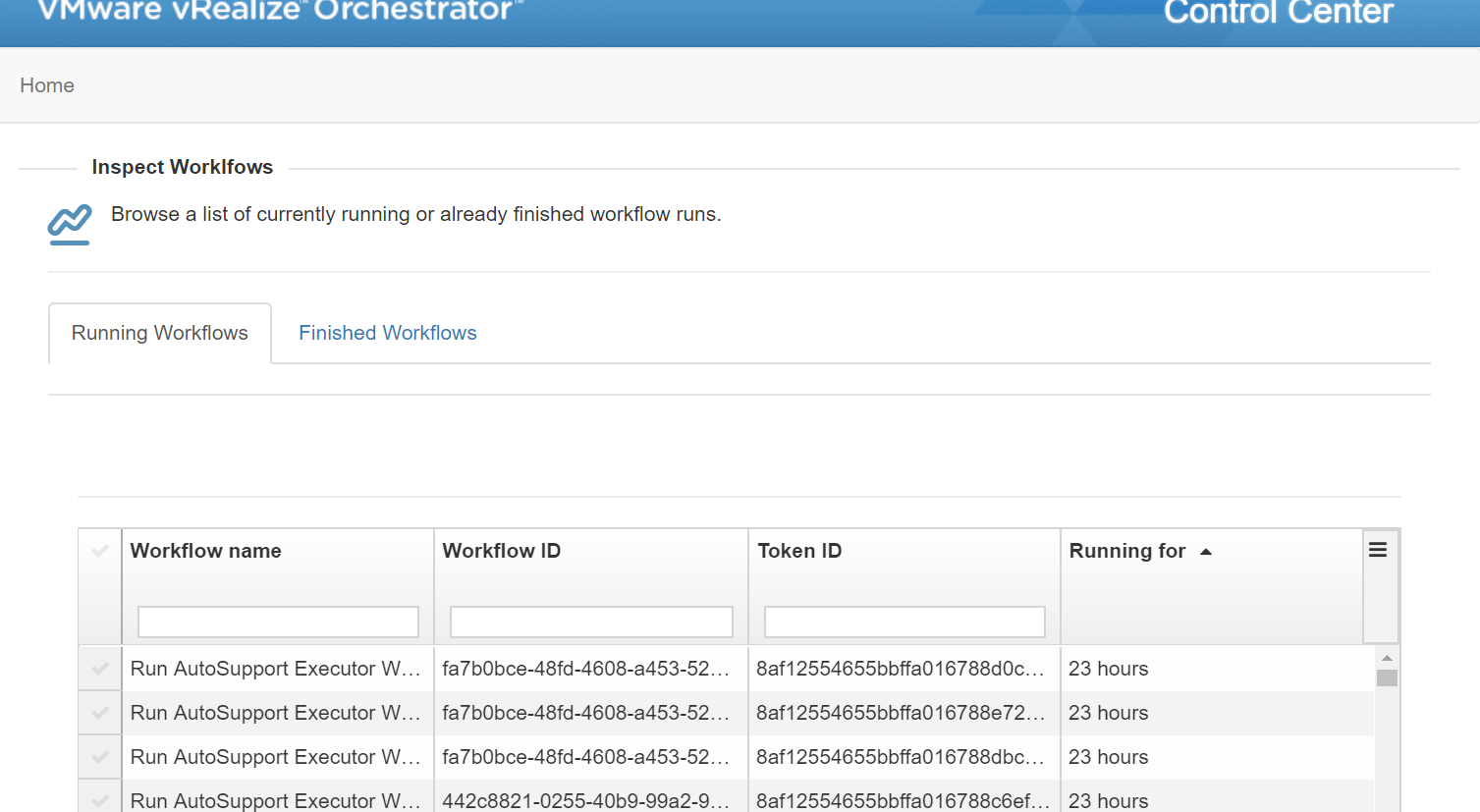 vRO workflows execution getting stuck | VMware Aria Automation Tools