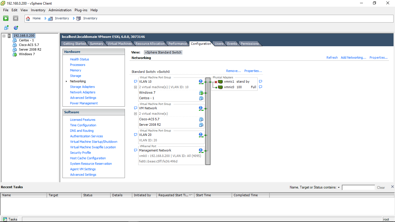 Setting up Vlans in vSphere client | VMware vSphere