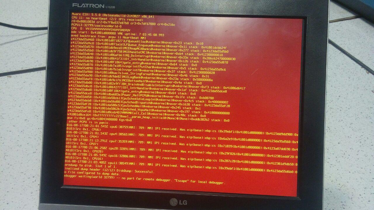 black screen esxi | VMware vSphere