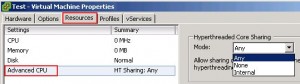 How to enable HT Hyper Threading inside guest OS? | VMware vSphere