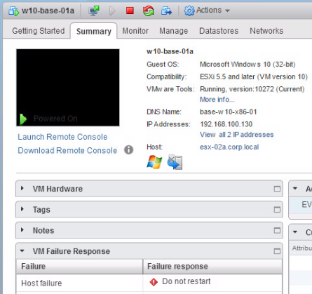 High Availability turned ON but showing as disabled on VMs | VMware vSphere