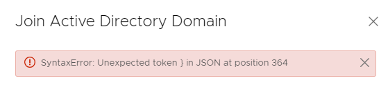 Cannot join vCenter server to AD domain | VMware vSphere