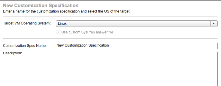 Why is my Centos Customization Profile prompting for a NetBIOS name ...