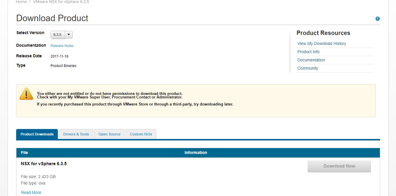 Unable to download NSX upgrade bundle. | VMware NSX
