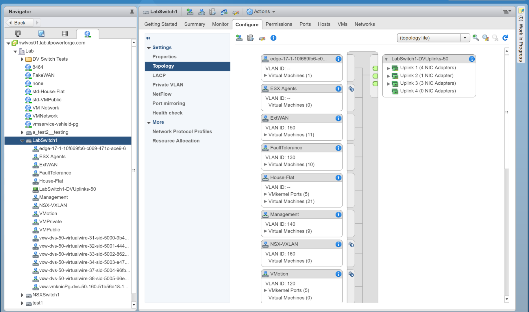 Not able to see vswitch graphical view | VMware vSphere