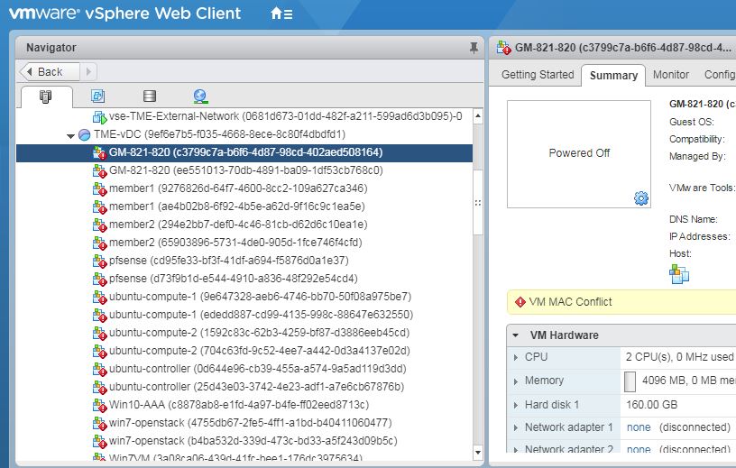 VM MAC Conflict in vCD 9.0 | vCloud