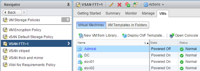 How to confirm the vSAN default storage policy | vSAN1
