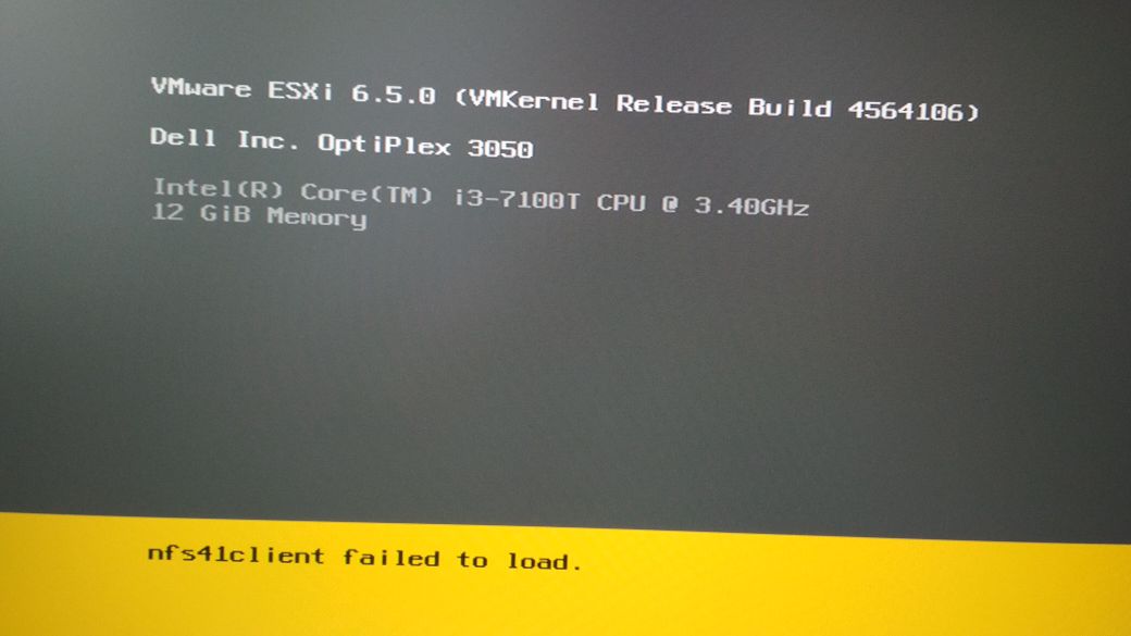 Dell Optiplex 3050 ESXi 6.5 // no network adapter were detected ...