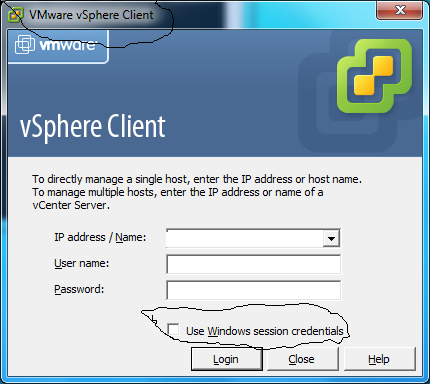 vSphere Client 4 and Windows 7 Build 7100 | ESXi