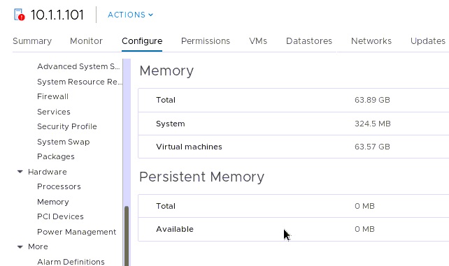 View system information | VMware vSphere