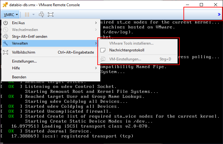 VMRC missing device buttons on new install | VMware vSphere
