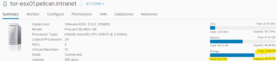 Get total Storage Detail of ESXi via powercli | PowerCLI