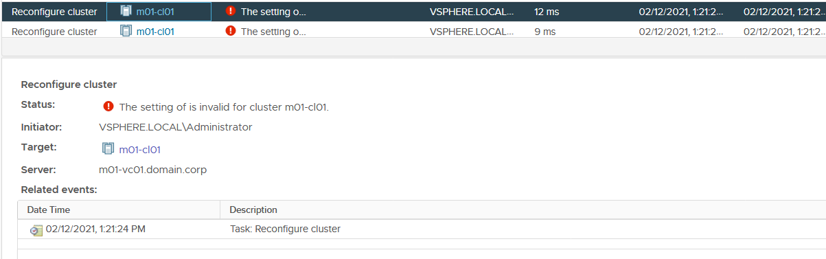 VCF upgrade to 4.2 fails during "Configuration drift bundle for 4.2.0 update" stage | VMware ...