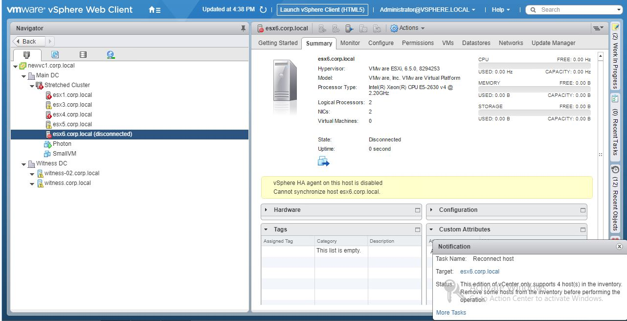 vSAN licensing for 2-node and vCenter Foundation | vSAN1