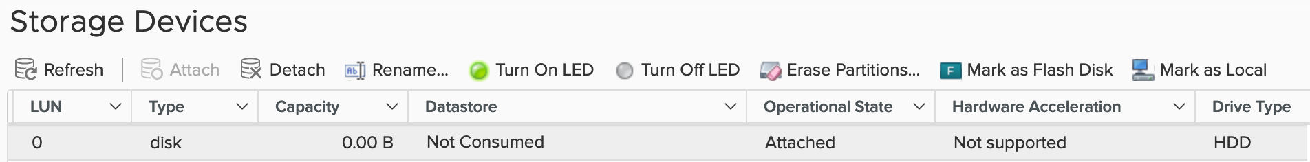 SCSI Sense code - PDL | VMware vSphere