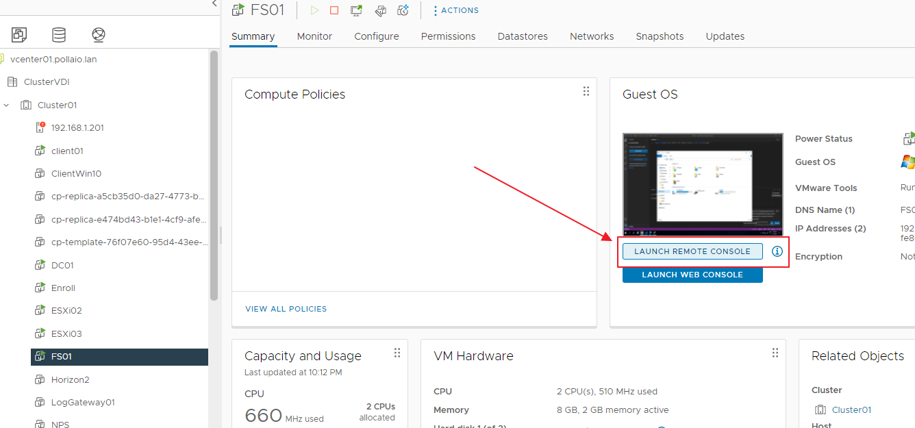 Mount ISO that is on local PC | VMware vSphere