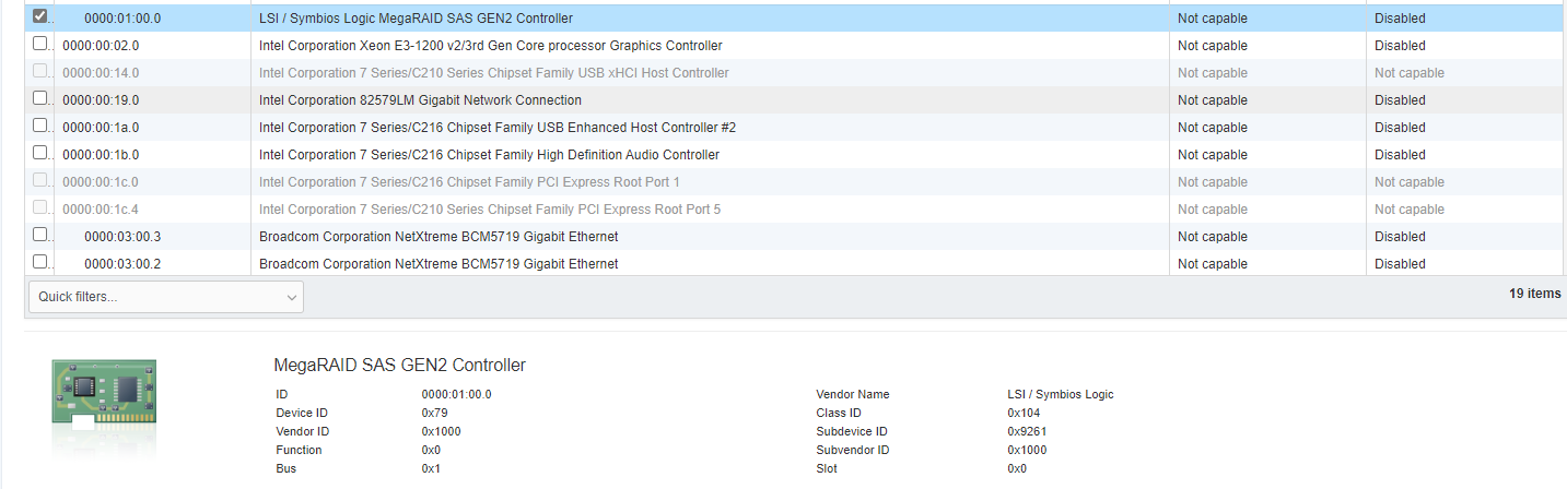 ESXi 6.7 - LSI 9260-8i RAID Controller | VMware vSphere