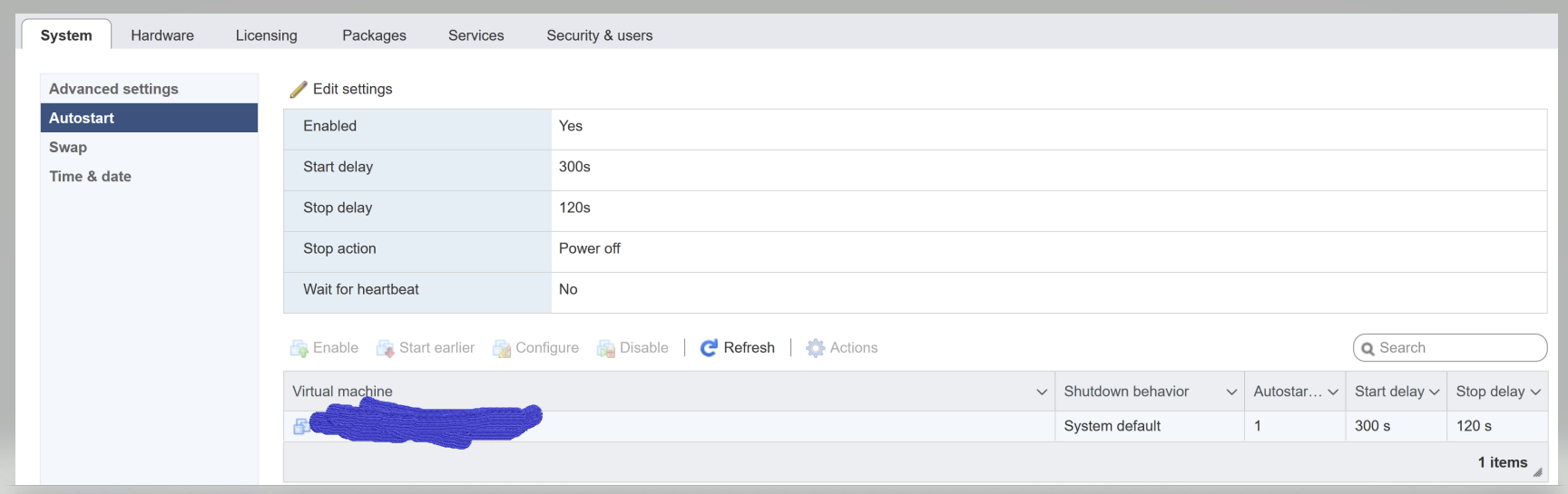 ESXi Delay First VM Autostart | VMware vSphere