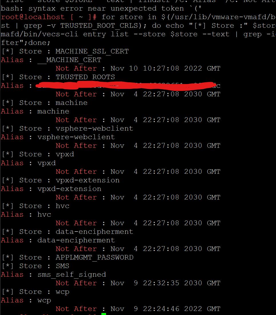 VCenter 7 - Failed to connect to lookup service | VMware vSphere