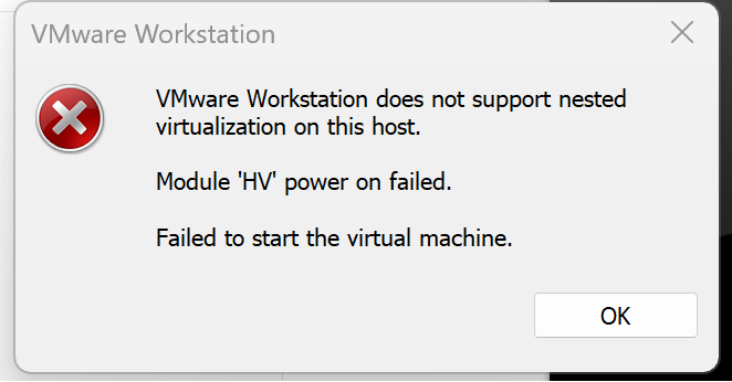 Unable to run EVE-NG in VMWare PRO 17.0.2 | VMware Workstation
