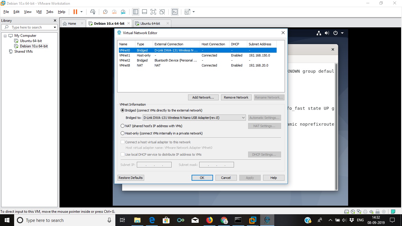 configure vmware workstation so that virtual machines get IP from wifi ...