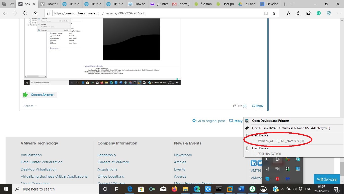 how to boot with USB a vmware virtual machine | VMware Workstation