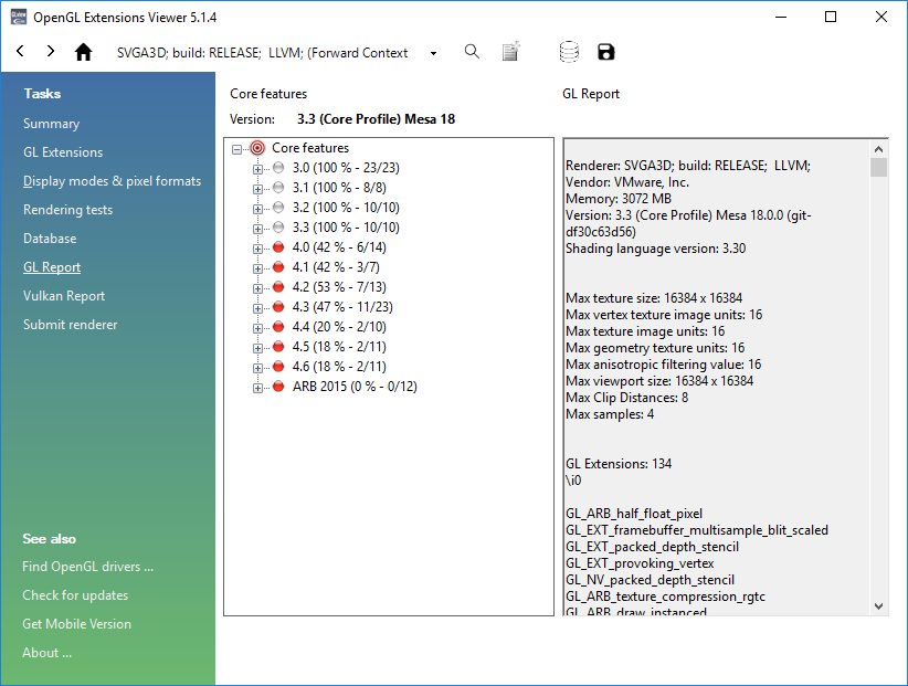 The OpenGL version is not supported. Required minimum OpenGL 3.3. | VMware Workstation