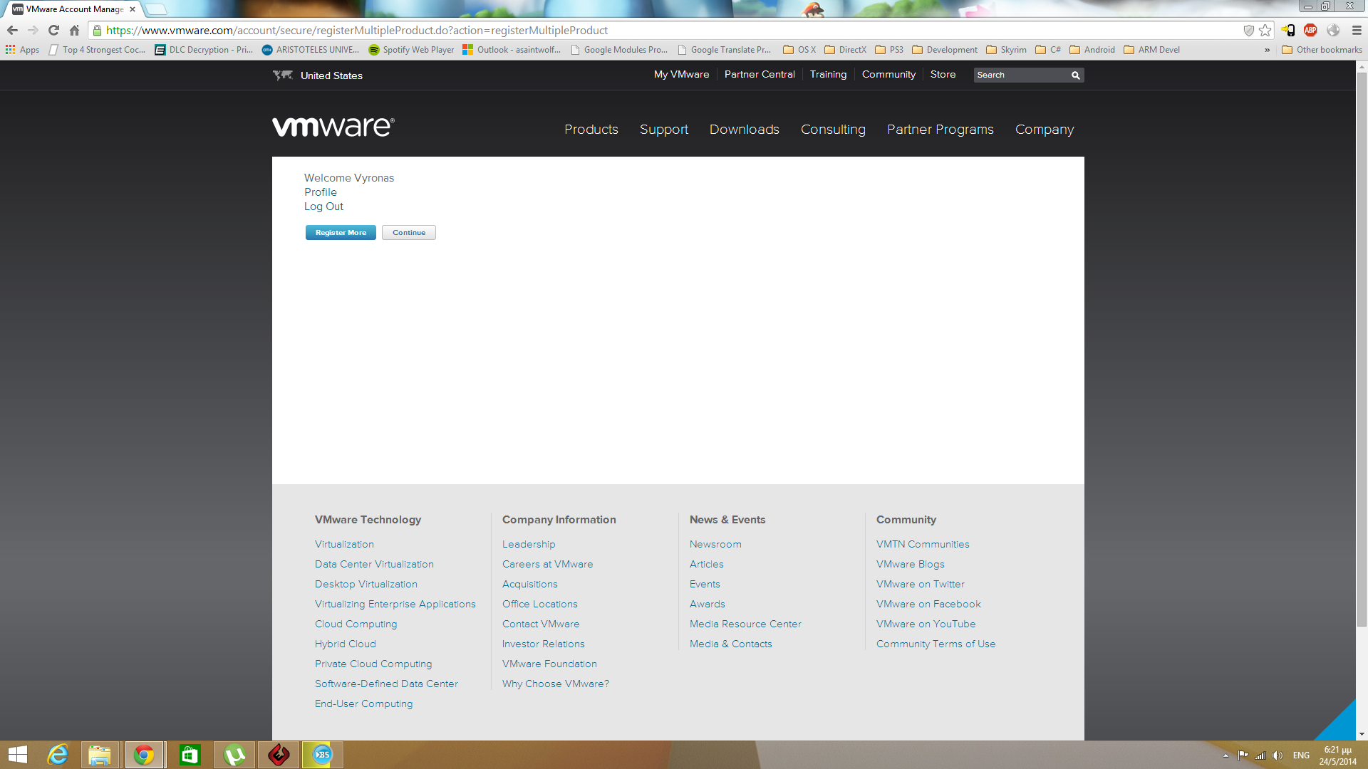 Can't register my Workstation 10 Serial number | VMware Workstation