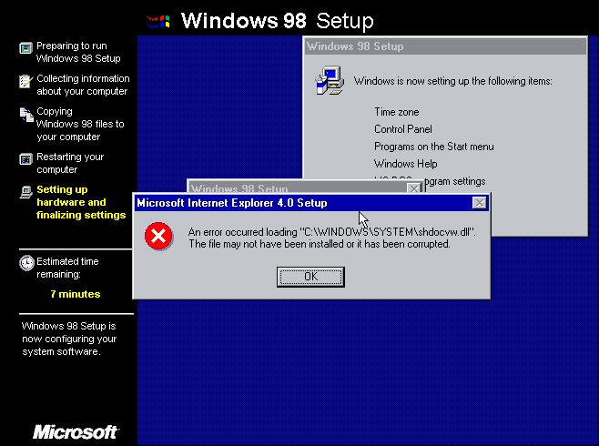 Still Haven't Got My Windows 98 VM Up And Running | VMware Workstation