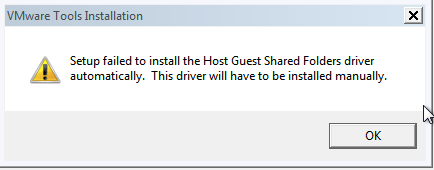 Setup failed to install the VSock Virtual Machine Communication Interface Sockets driver ...