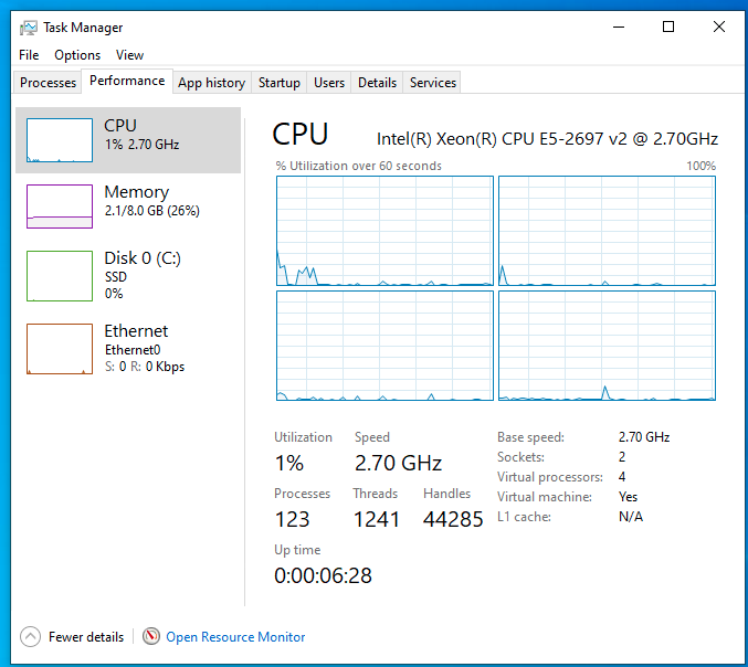 Windows 11 VM only shows 4 cores instead of configured 8 cores | Fusion