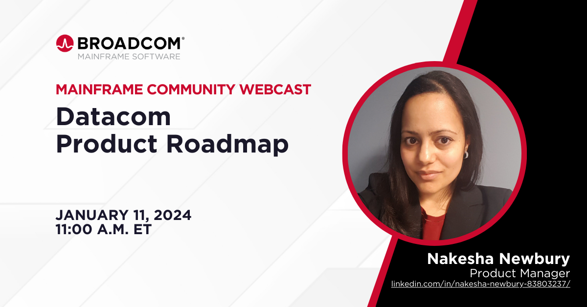 Datacom Roadmap Webcast - Mainframe Software
