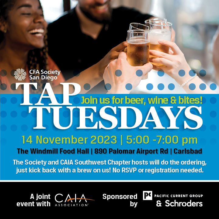 Tap Tuesdays at The Windmill Food Hall – Co-hosted with CAIA Southwest ...