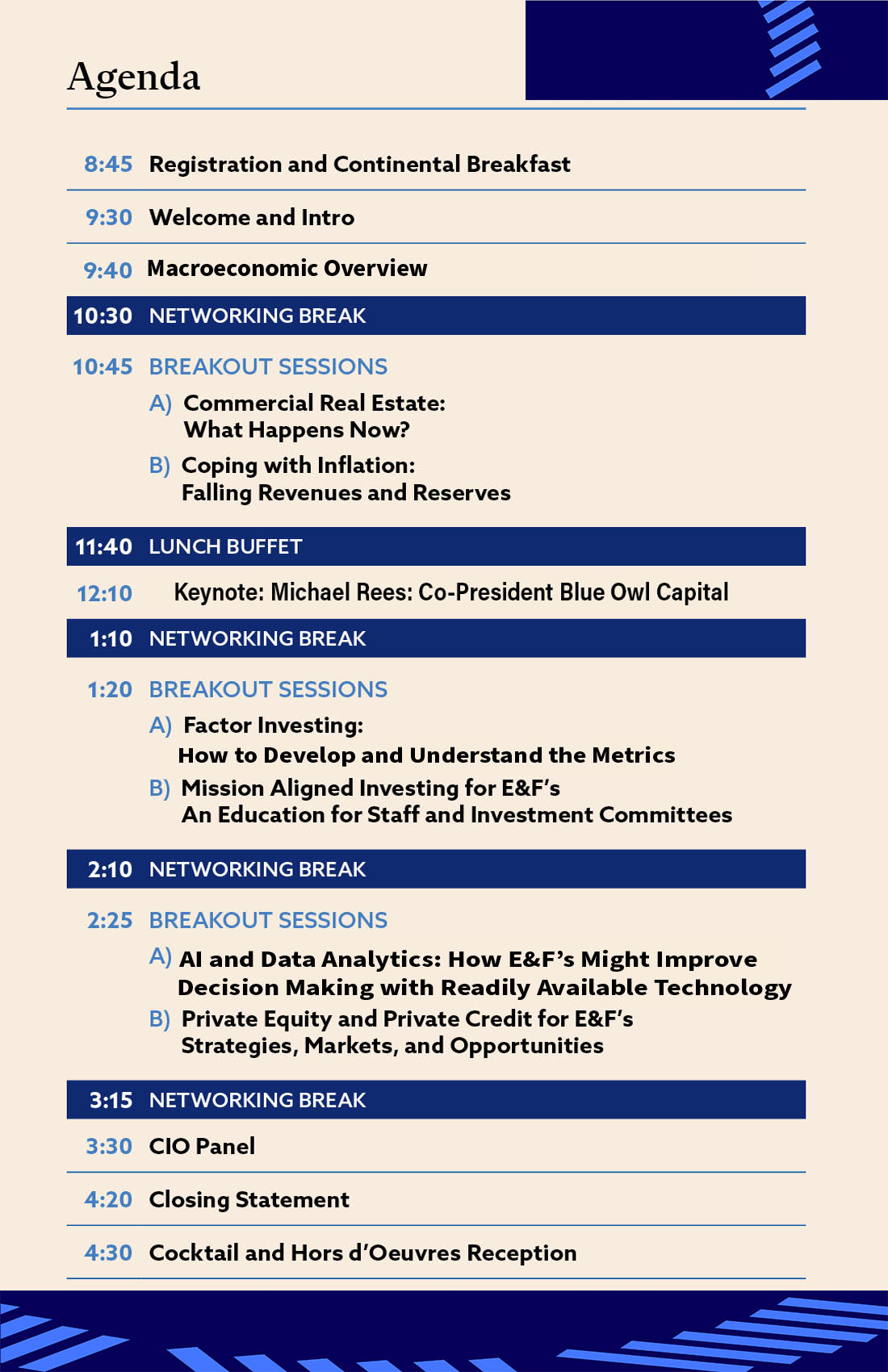 Endowments & Foundations Conference 2024 - CFA Society Pittsburgh