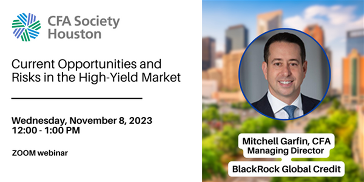 ZOOM Webinar - Current Opportunities and Risks in the High-Yield Market ...