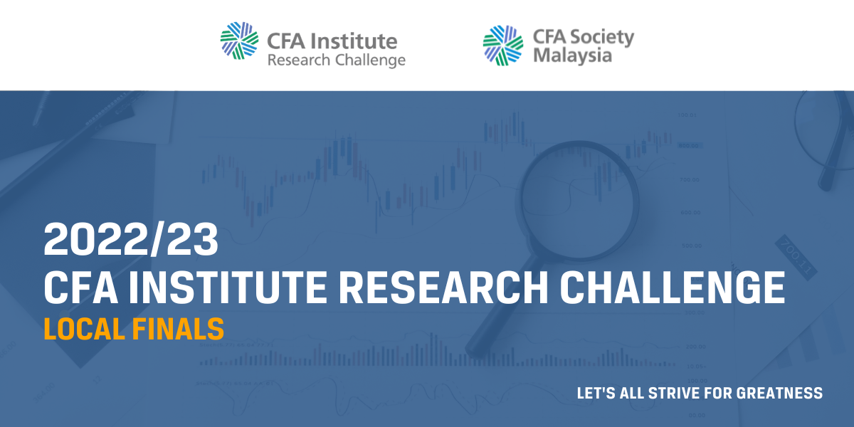 CFA Institute Research Challenge 2022/2023 - Local Finals - CFA Society ...
