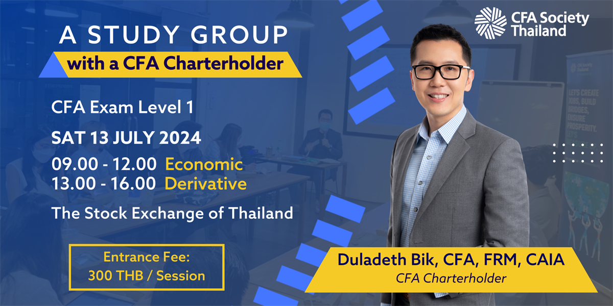 Tutoring Session with CFA Charterholder - CFA Society Thailand