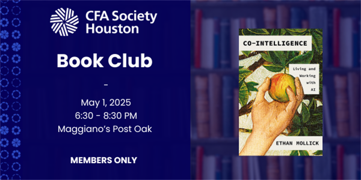 Events Calendar - CFA Society Houston | Connecting Finance Professionals