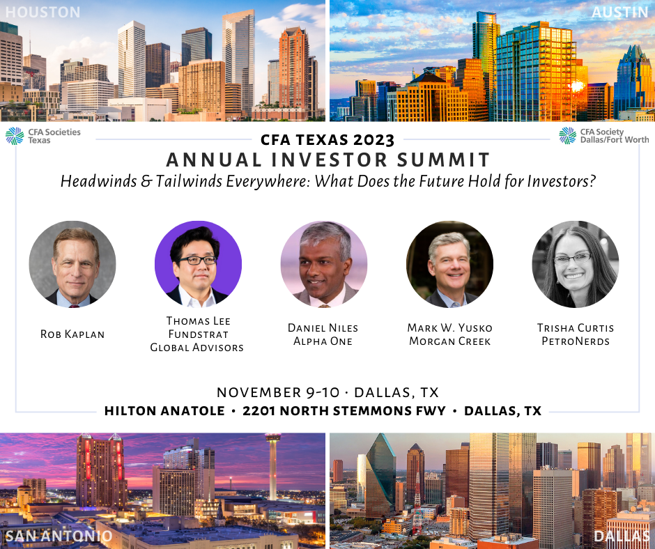 CFA Texas Investor Summit - CFA Society Dallas and Fort Worth