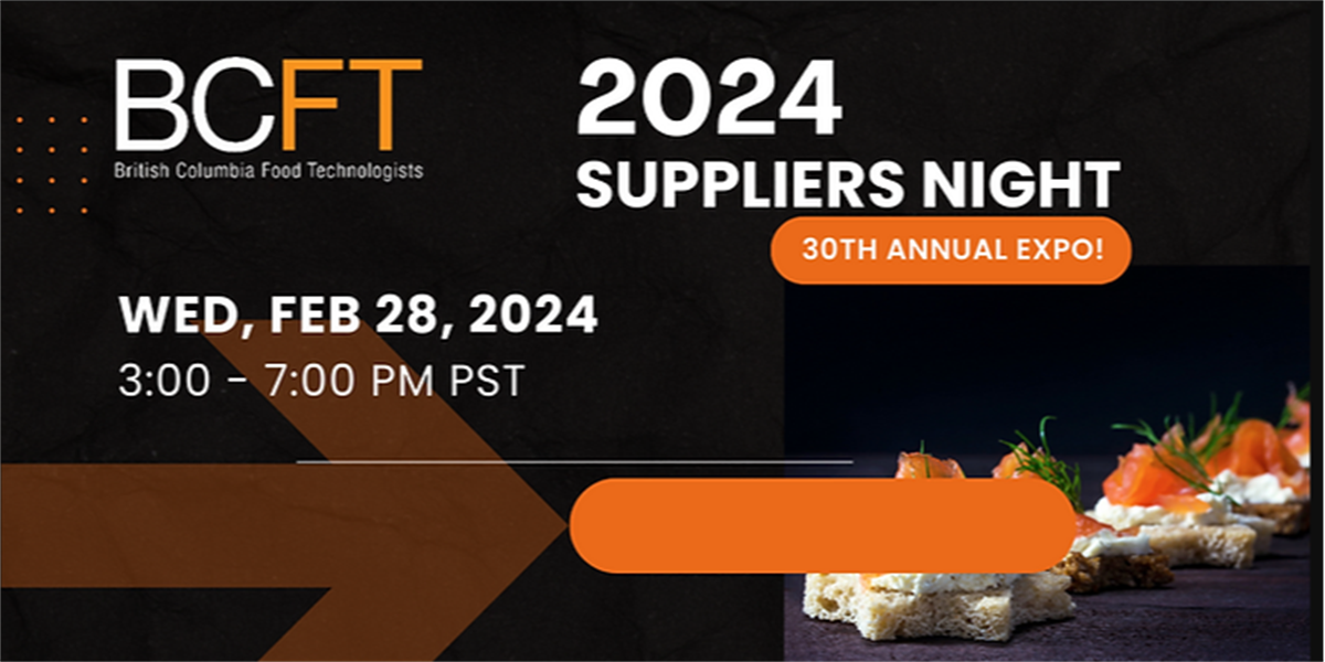 2024 BCFT Suppliers' Night - Canadian Food Innovation Network