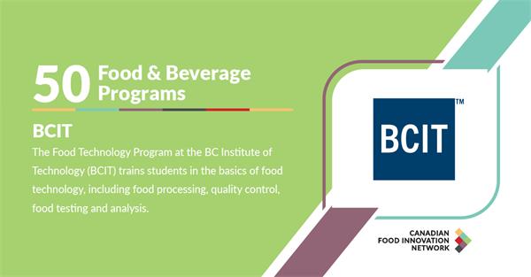 50 Food & Beverage Programs - BCIT
