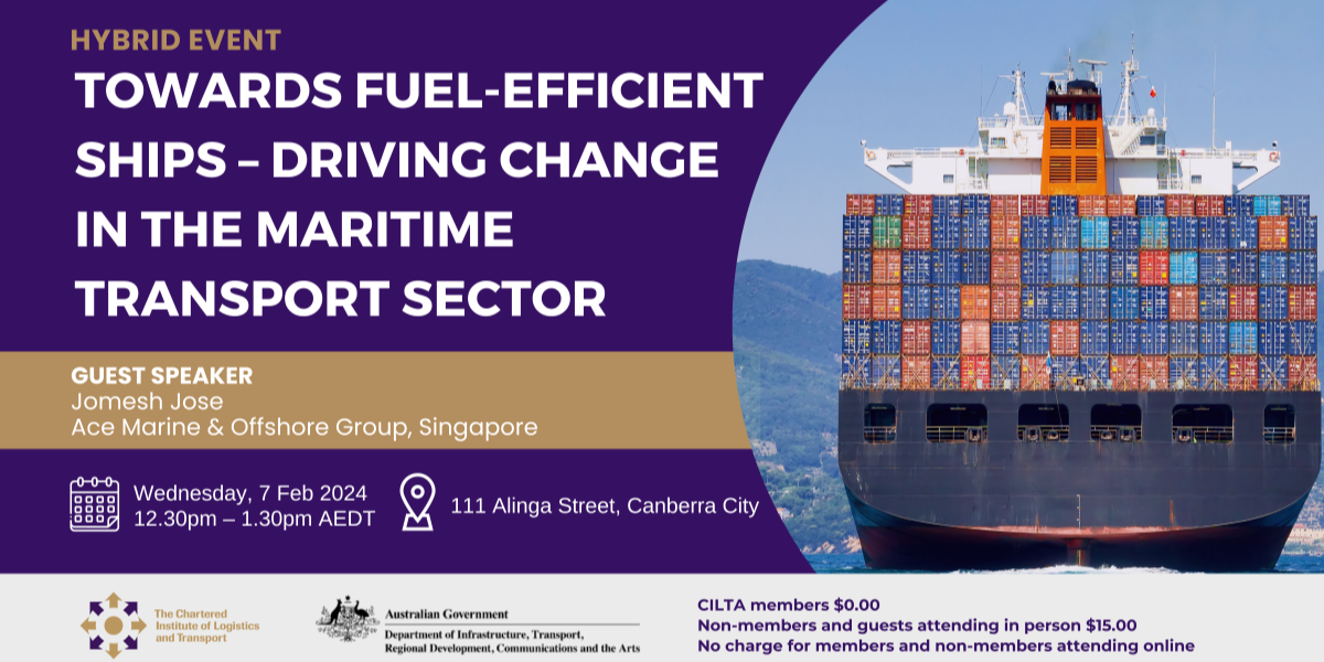 CILTA ACT: Towards fuel-efficient ships -Driving change in the maritime ...