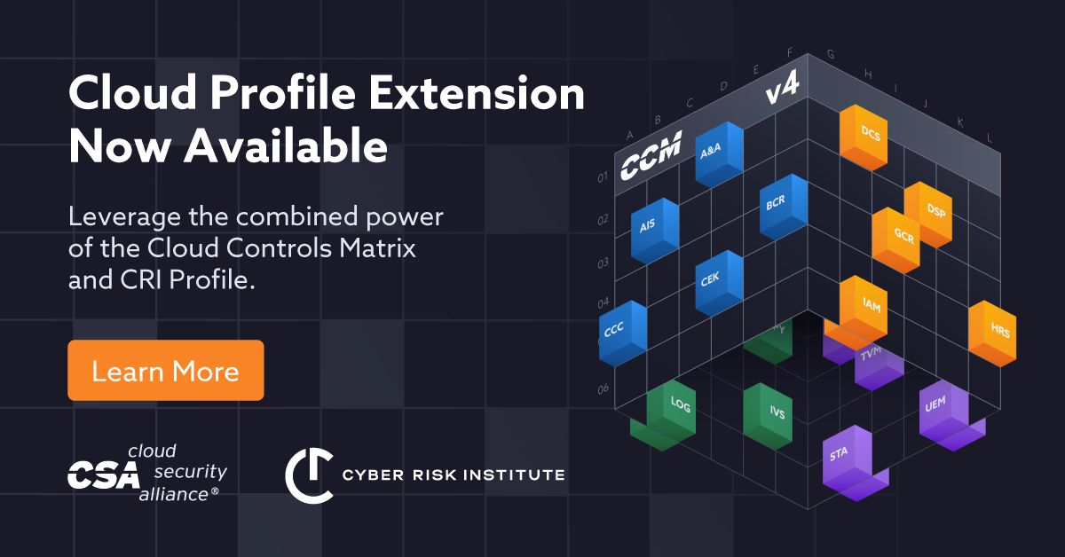 Cloud Profile extension for the CRI Profile version 1.2. | The Inner Circle
