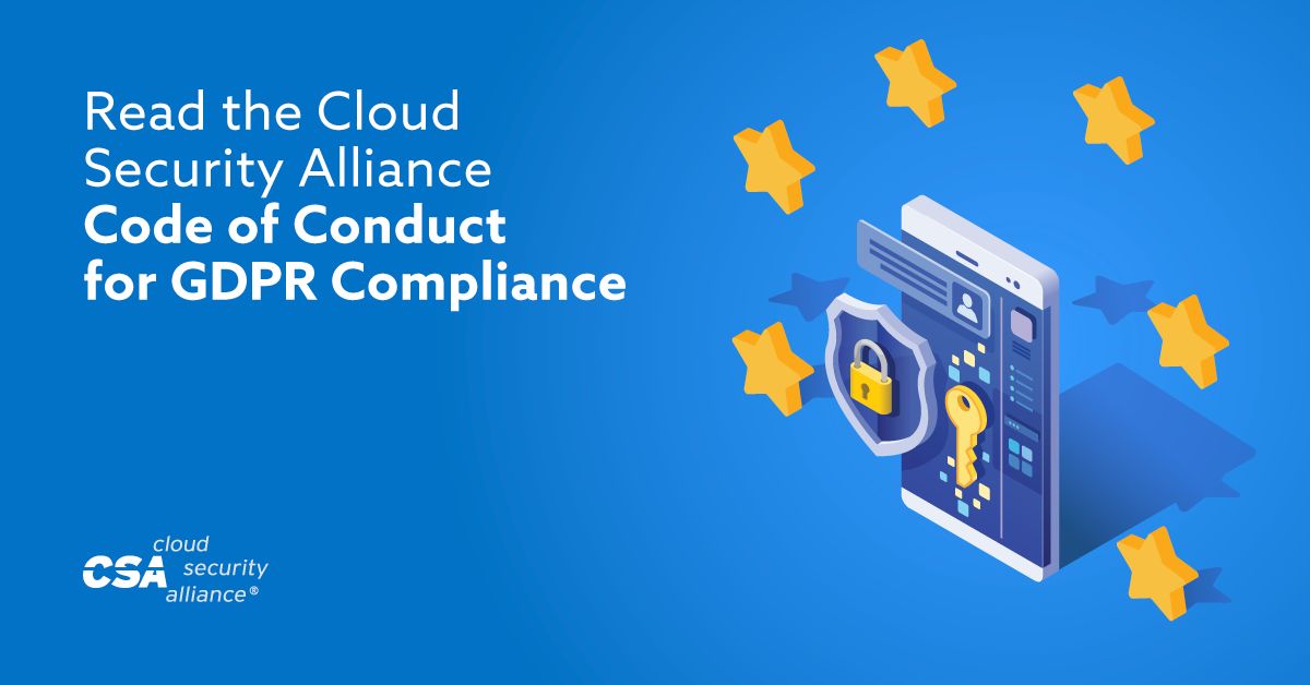 Cloud Security Alliance Code of Conduct for GDPR Compliance | The Inner Circle