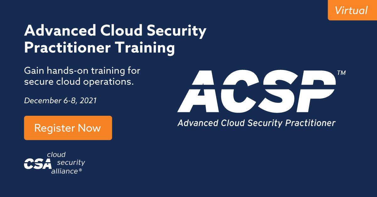Advanced Cloud Security Practitioner 2021 | The Inner Circle