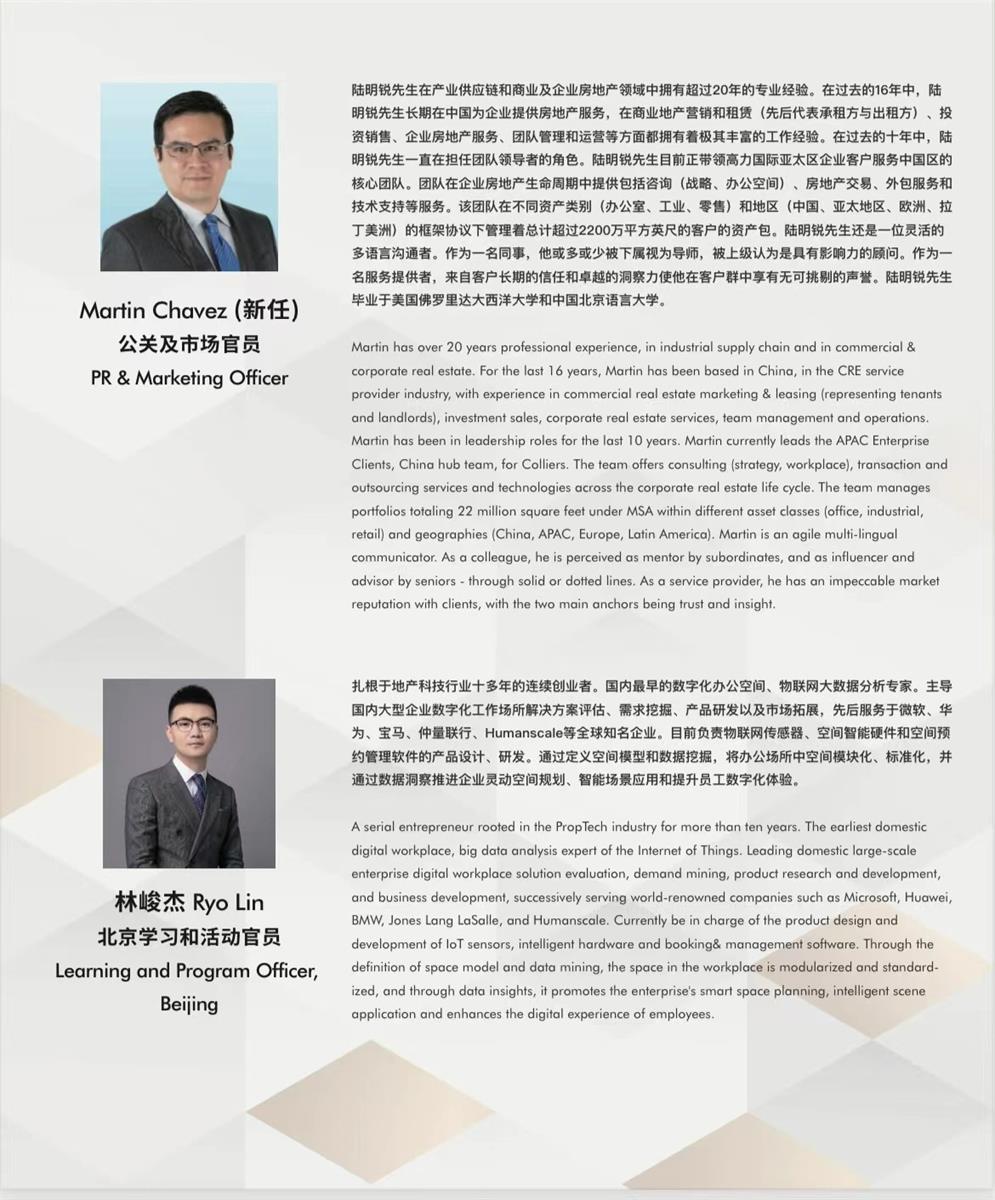 China Chapter - CORENET GLOBAL CHINA CHAPTER