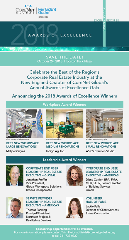 NE Chapter of CoreNet Global’s Annual Awards of Excellence Gala ...