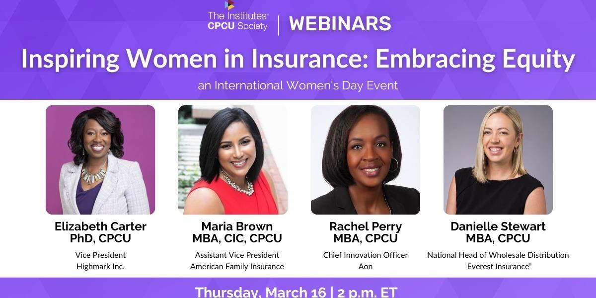 Inspiring Women in Insurance 2023 – Embracing Equity (An International ...