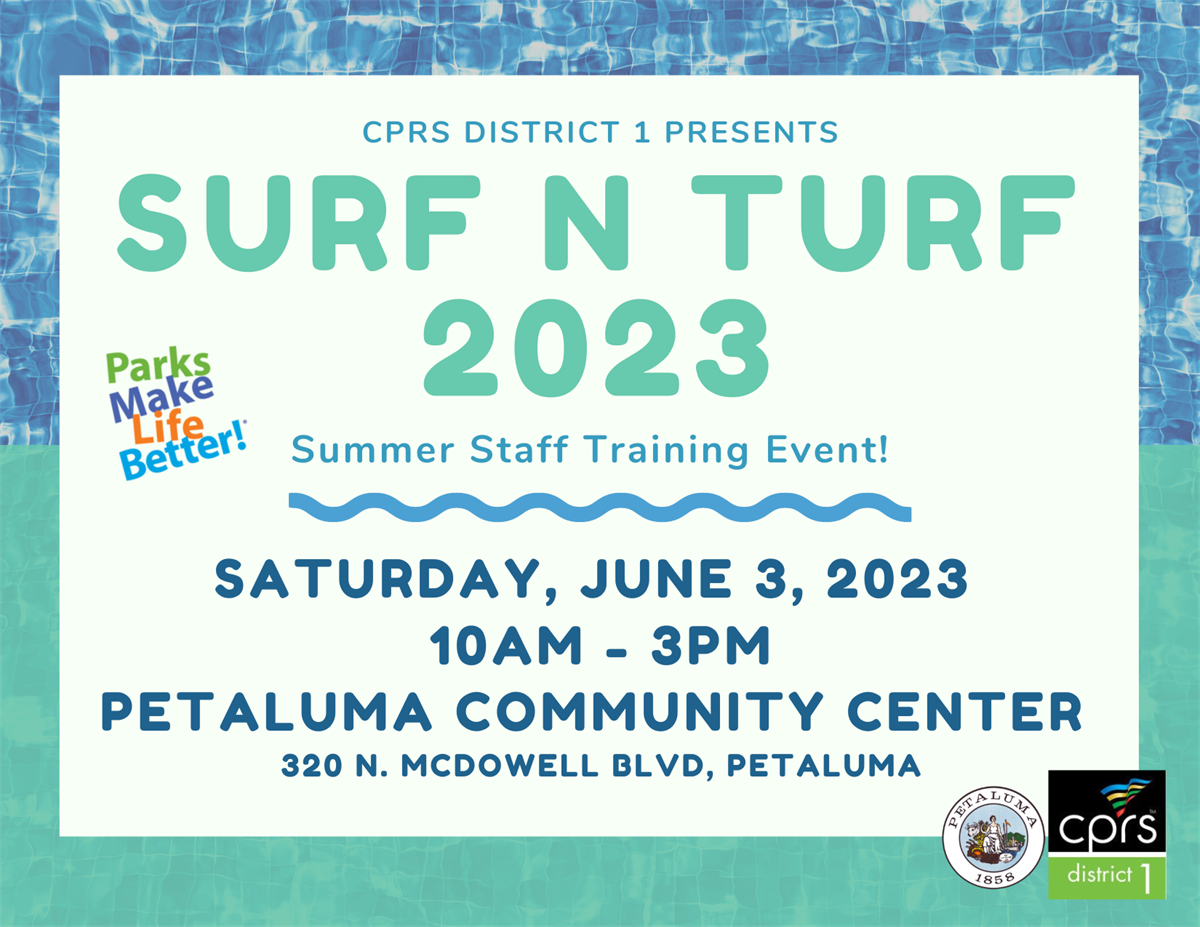 Surf N Turf 2023 -- Register Today! | District 1