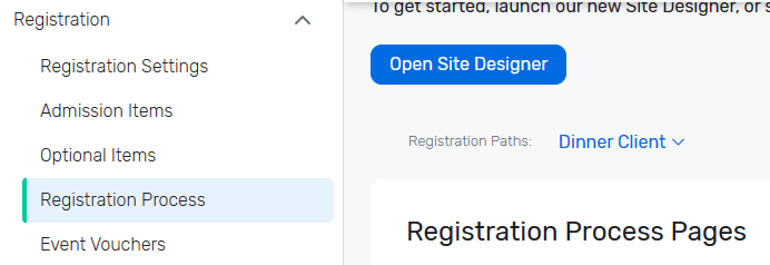 Cannot Select Registration Path for Registration Type | Open Forum